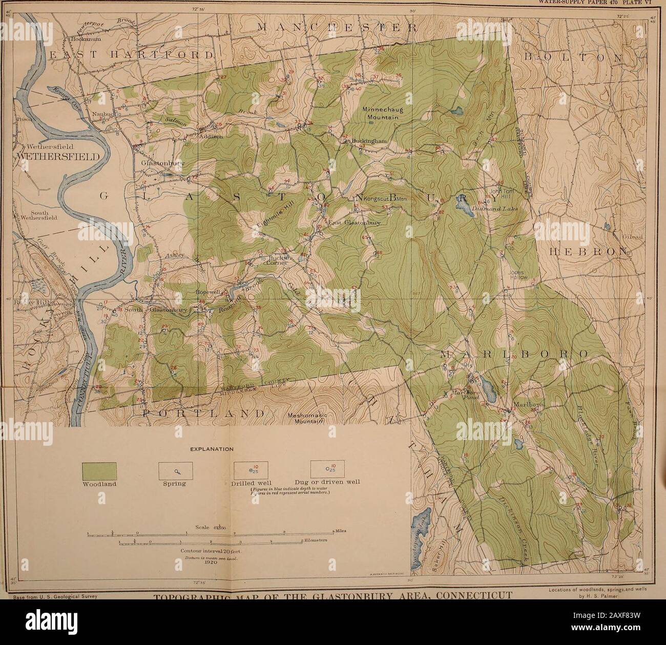 Suffield map hi-res stock photography and images - Alamy