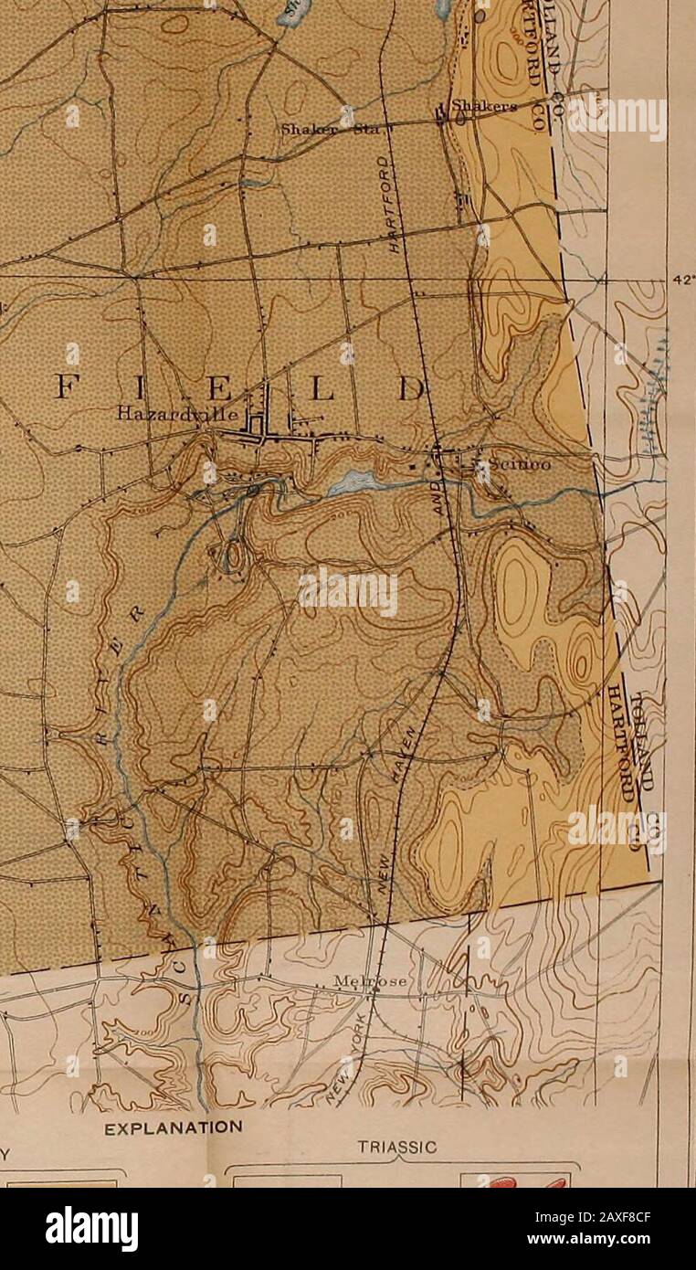Map of suffield hi-res stock photography and images - Alamy