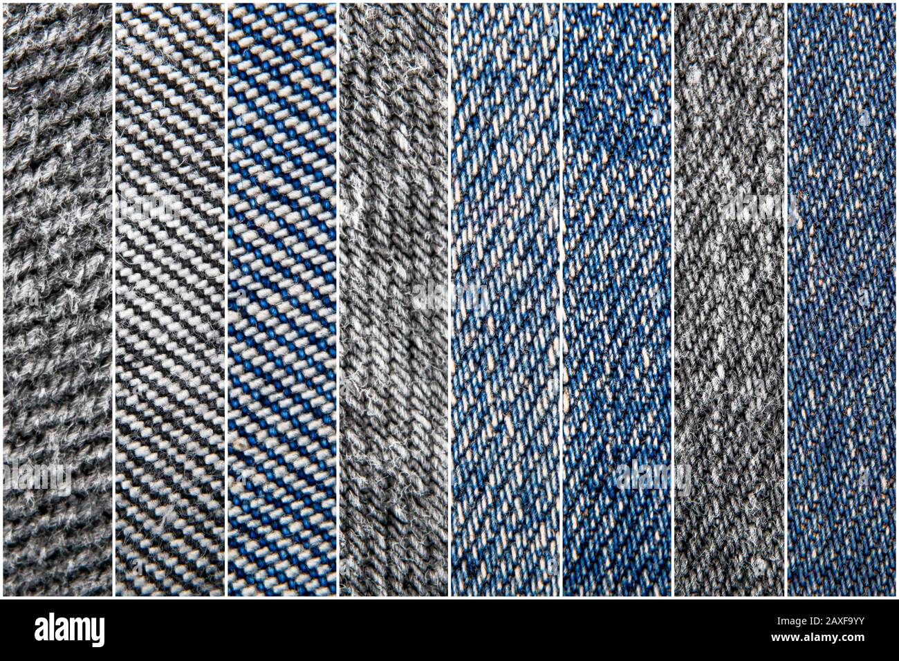 Closeup shot textured fabrics Cut Out Stock Images & Pictures - Alamy