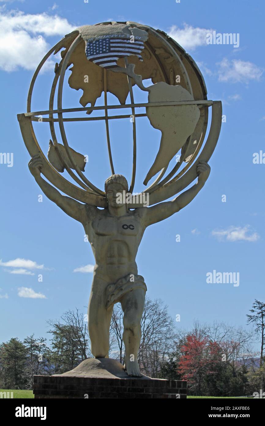 Atlas statue greek hi-res stock photography and images - Alamy
