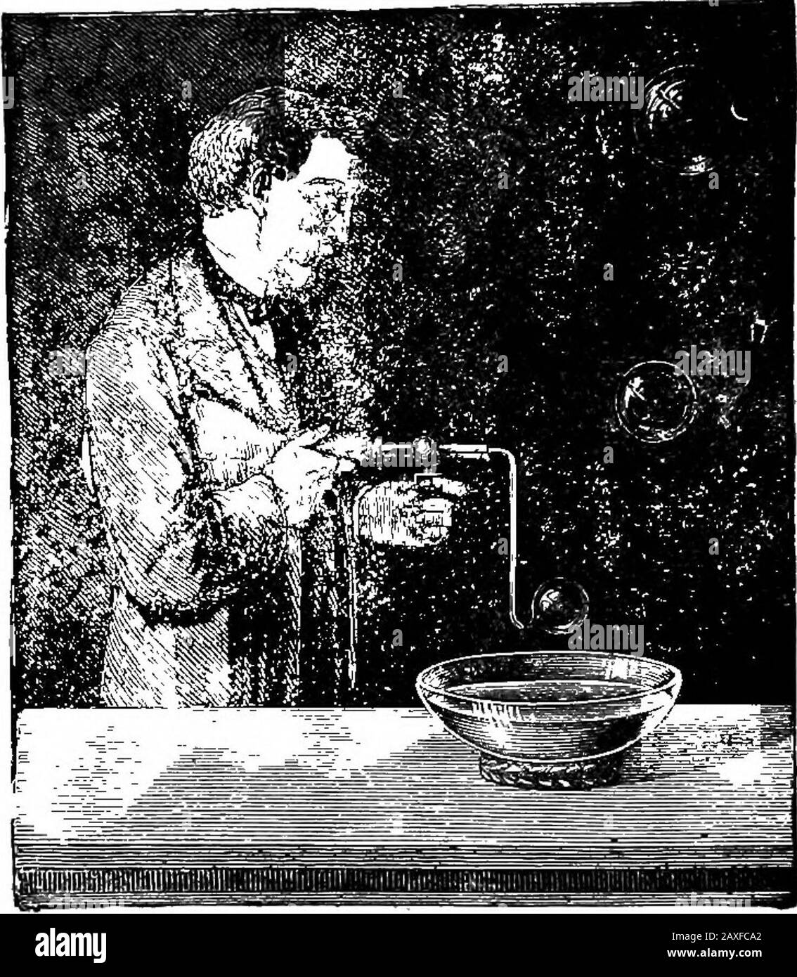 Scientific amusements . Apparatus for generating hydrogen by flask. A ...