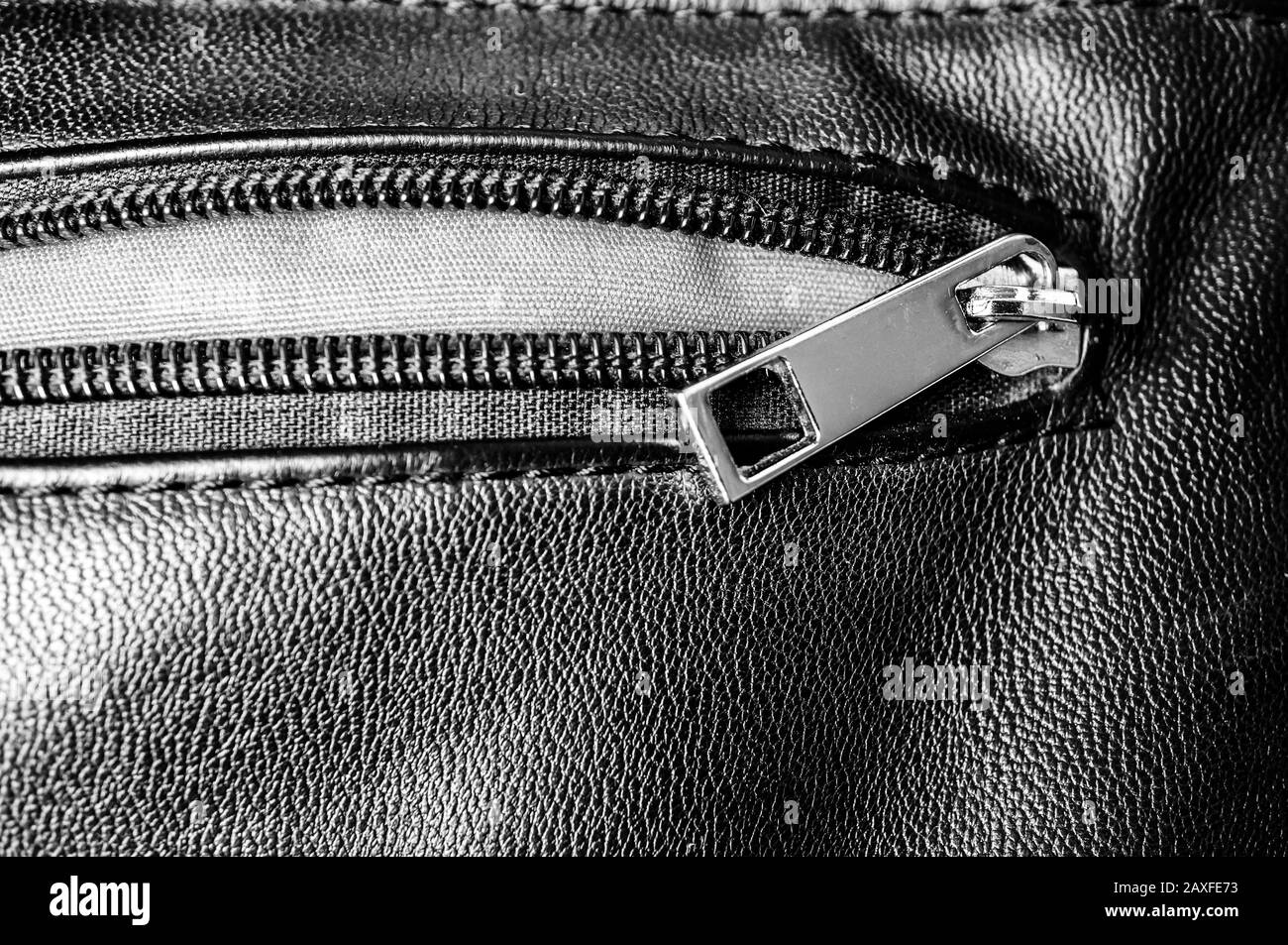 Unzipped Leather Jacket High Resolution Stock Photography and Images ...