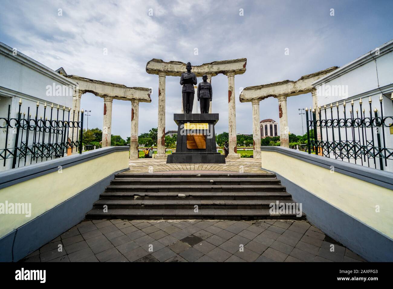 Heroes Monument and Museum in Surabaya, East Java, Indonesia Stock ...