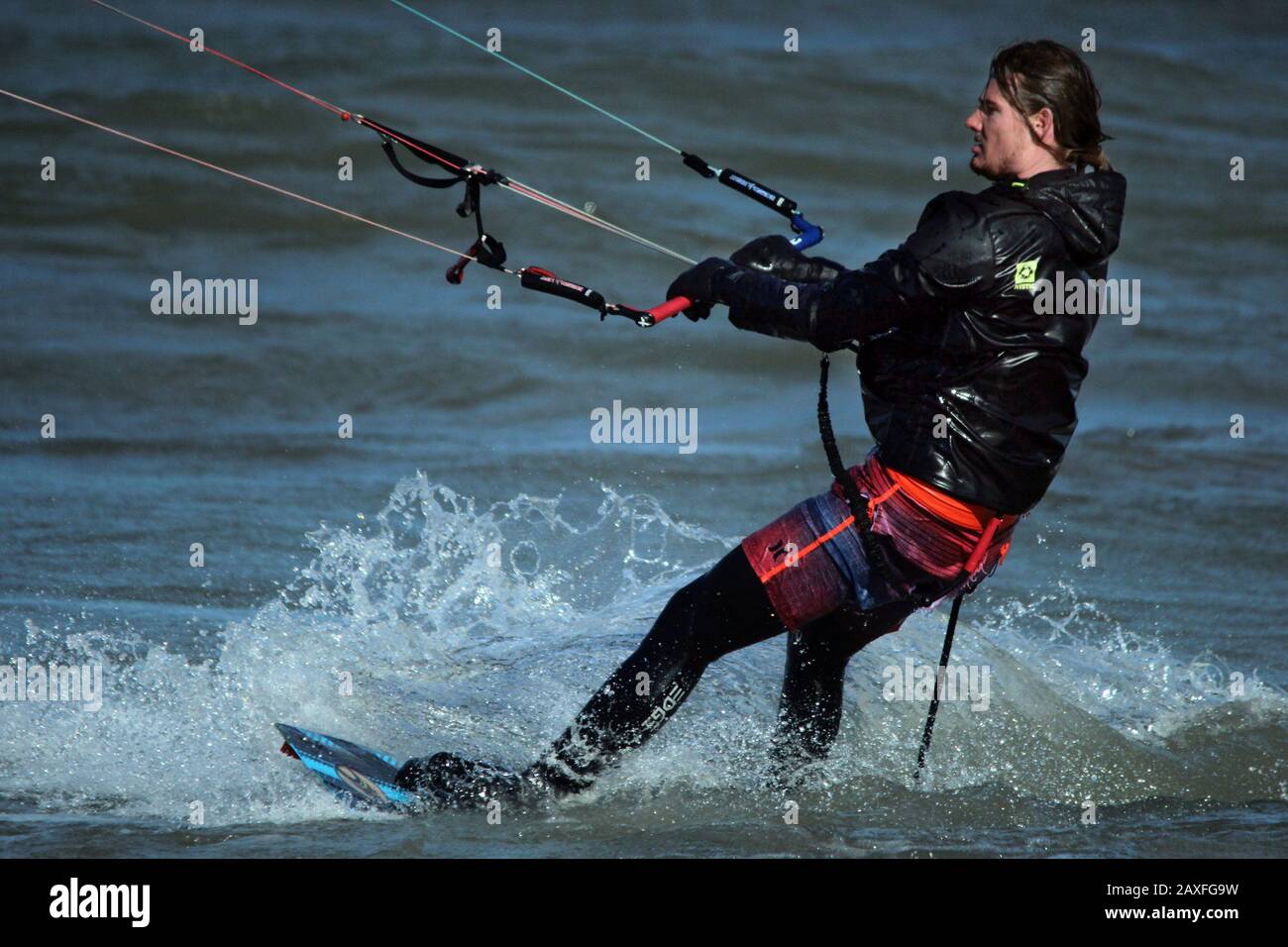 Kite Surfer at Lake Ontario Stock Photo - Alamy