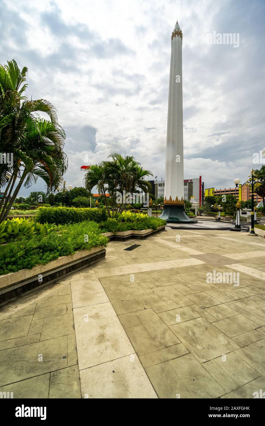 Heroes Monument and Museum in Surabaya, East Java, Indonesia Stock ...