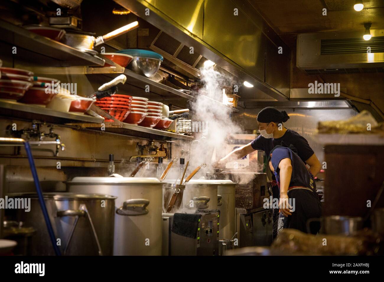 Ramen Noodle Shop, Dotonbori, Osaka, Japan Stock Photo - Alamy