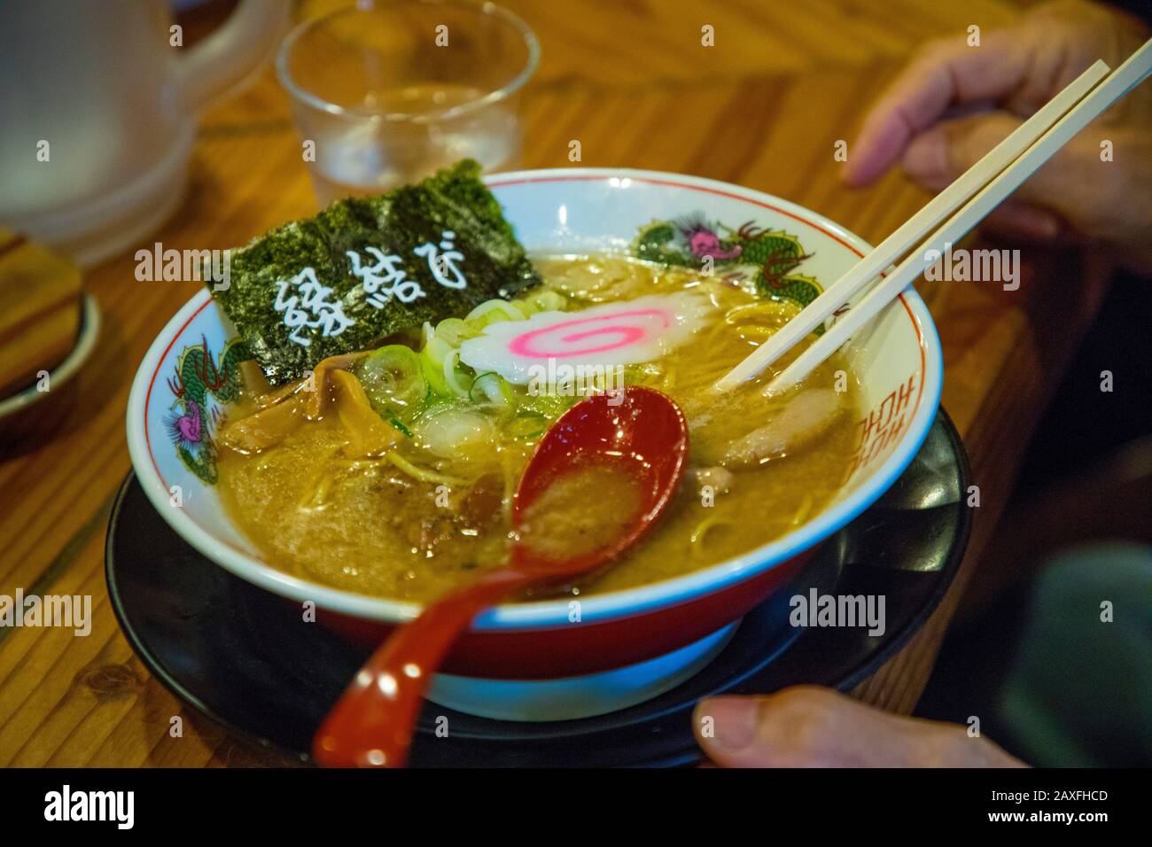 Ramen Noodle Shop, Dotonbori, Osaka, Japan Stock Photo - Alamy