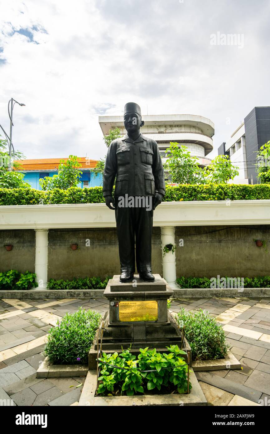 Heroes Monument and Museum in Surabaya, East Java, Indonesia Stock ...
