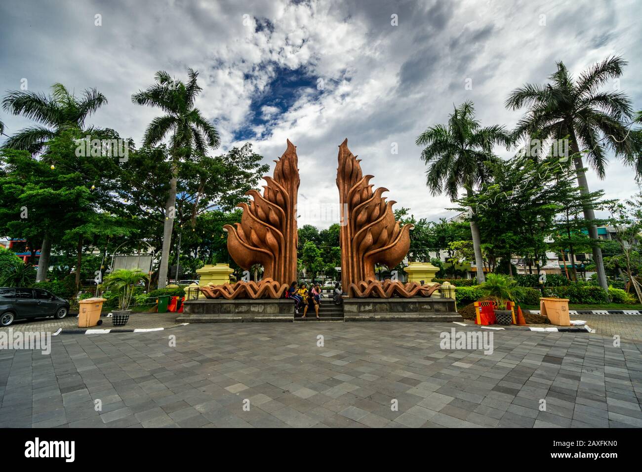 Heroes Monument and Museum in Surabaya, East Java, Indonesia Stock ...