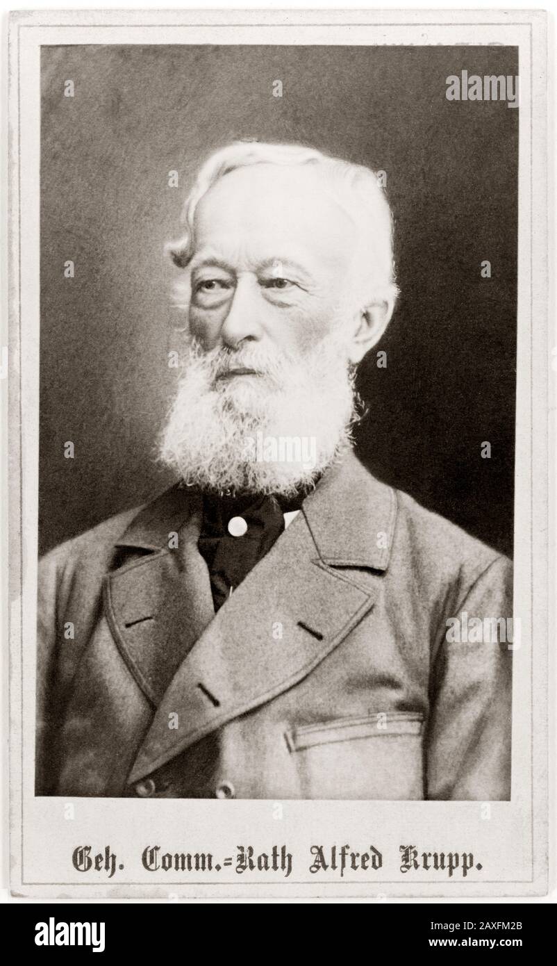 1885 ca , ESSEN , Ruhr , GERMANY : The celebrated "the Cannon King ...