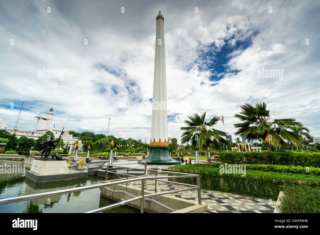 Heroes Monument and Museum in Surabaya, East Java, Indonesia Stock ...