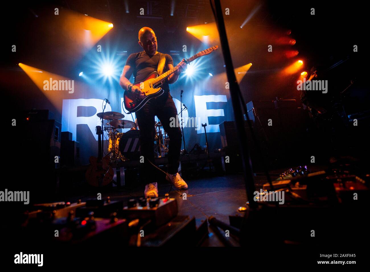 Porto, Portugal. 11th Feb, 2020. Mark Gardener from the English rock ...