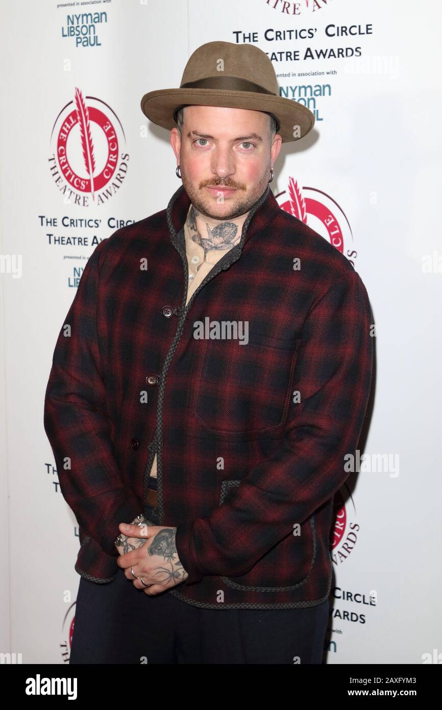 London, UK. 11th Feb, 2020. Jamie Lloyd at The Critics Circle Theatre ...