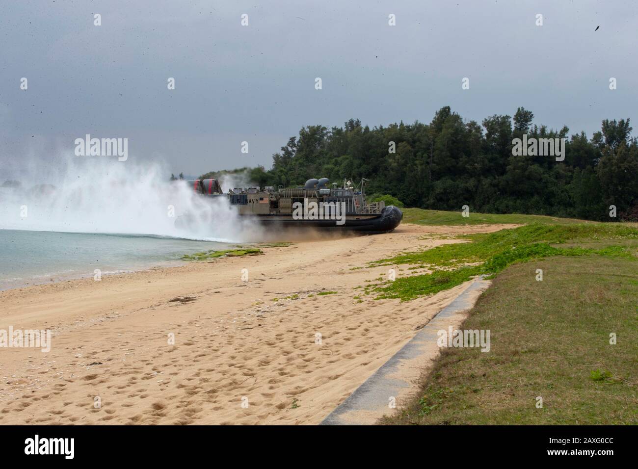 KIN BLUE, Okinawa, Japan (Feb. 9, 2020) Landing Craft, Air Cushion 09 ...