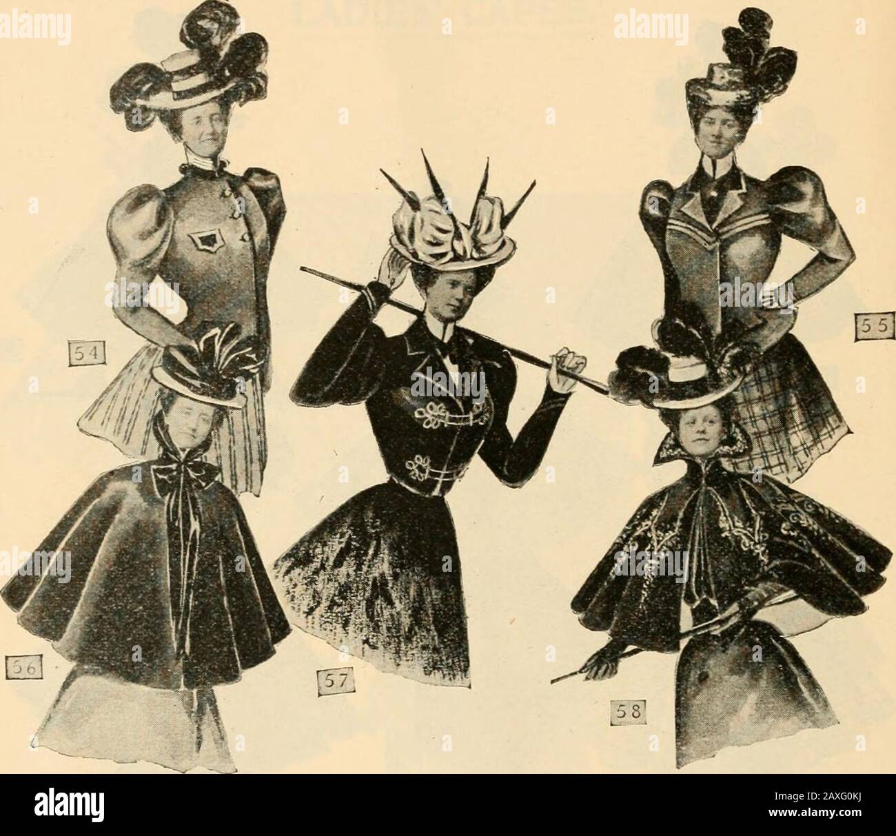 Price list. . No. 49. Embroidered ladies cape, made of all-wool covert ...