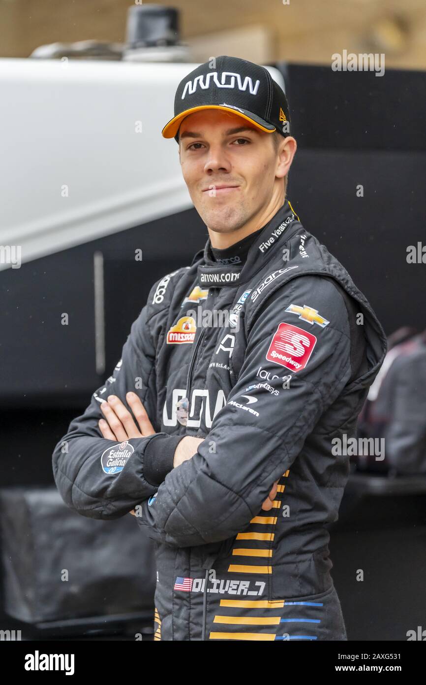 Austin, Texas, USA. 11th Feb, 2020. OLIVER ASKEW (7) waits to practice ...