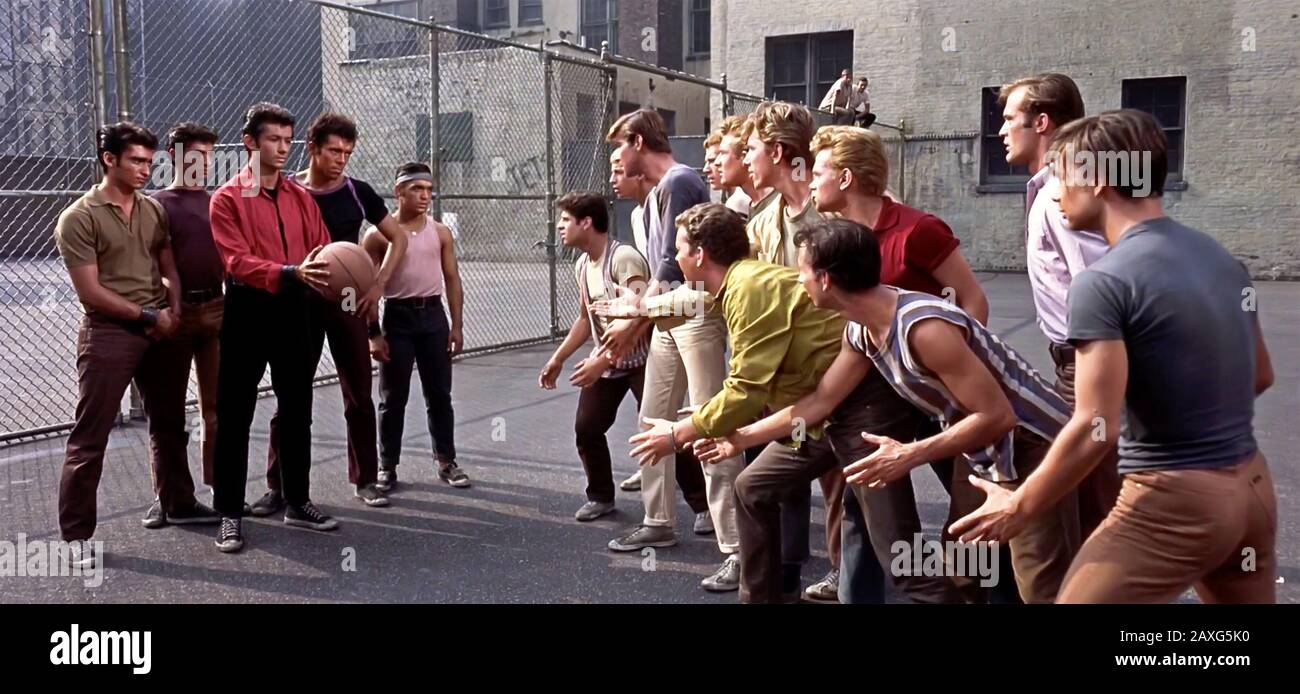 USA. Russ Tamblyn , Tucker Smith and George Chakiris in a scene from ...