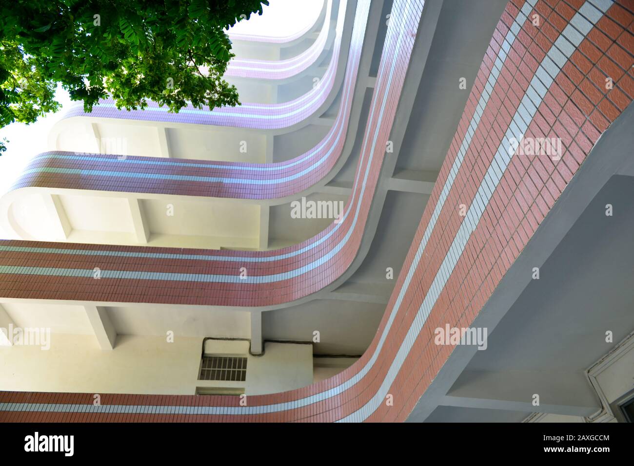 A corner of the old teaching building in the school Stock Photo - Alamy