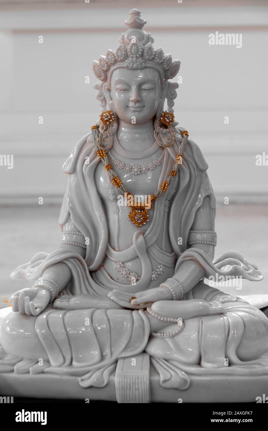 Statue inside the Great Stupa of Universal Compassion Bendigo Australia ...