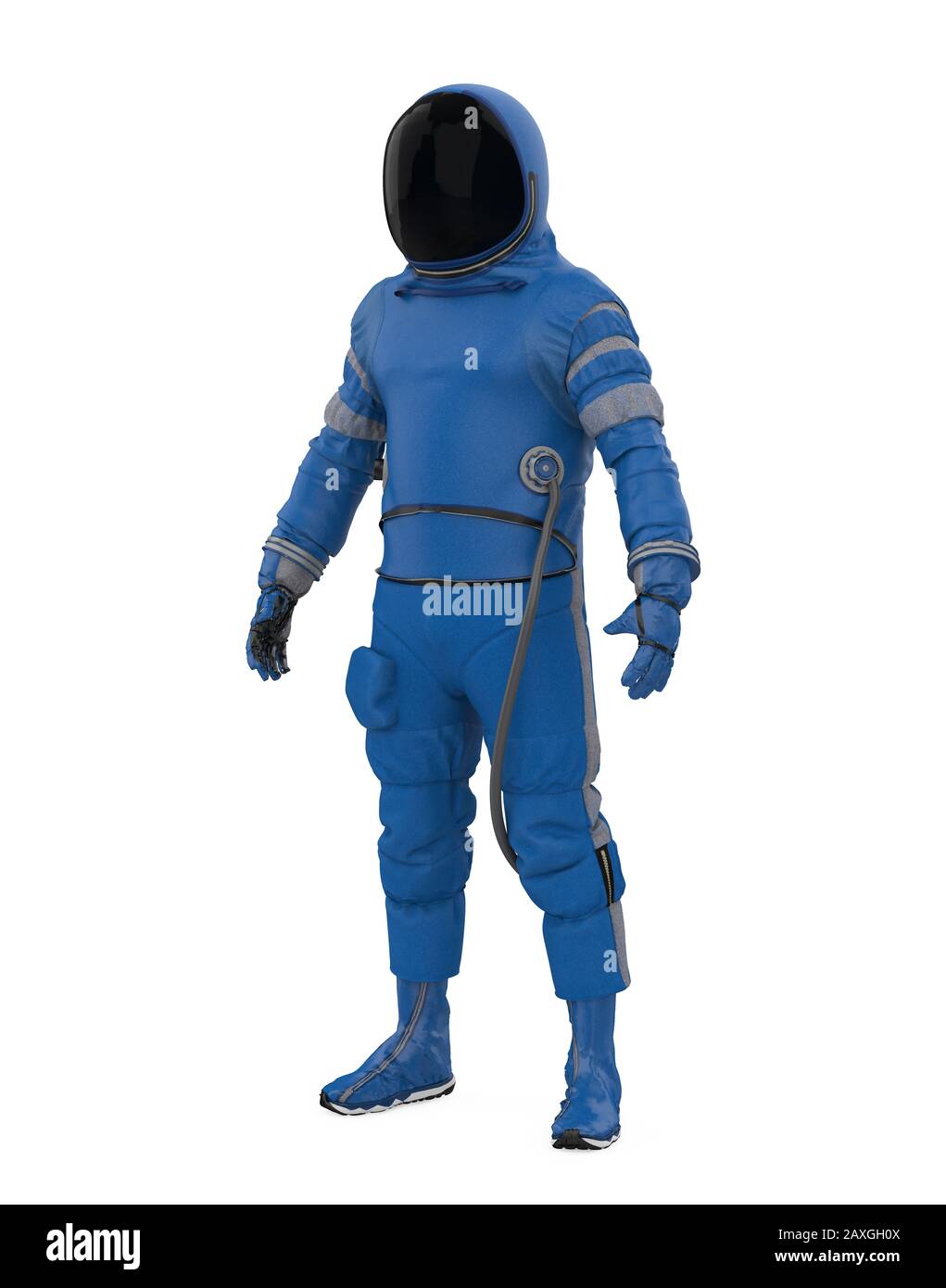 Blue Astronaut Isolated Stock Photo - Alamy