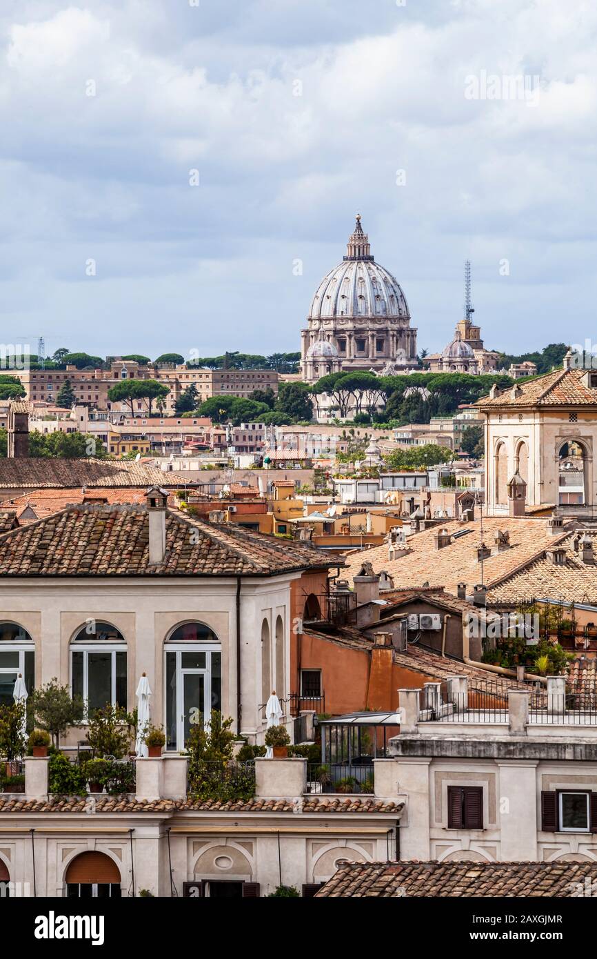 The view from Terrazza Caffarelli, Rome, Italy Stock Photo - Alamy