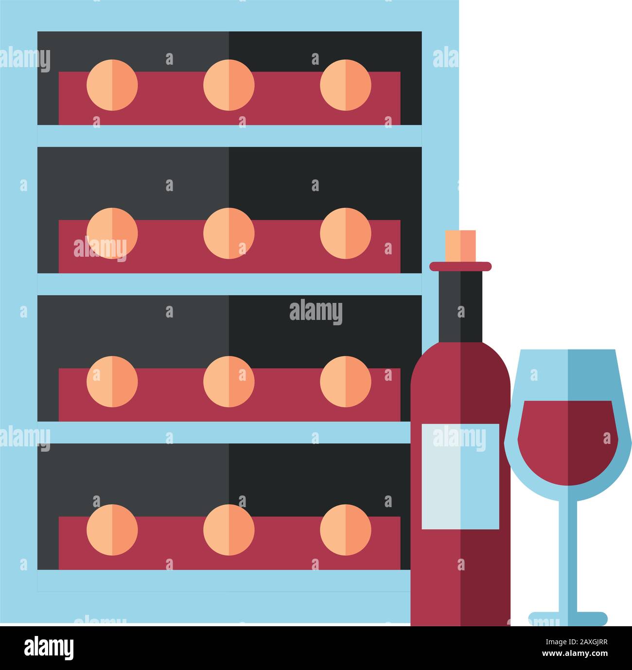 Wine storage box Stock Vector Images - Alamy