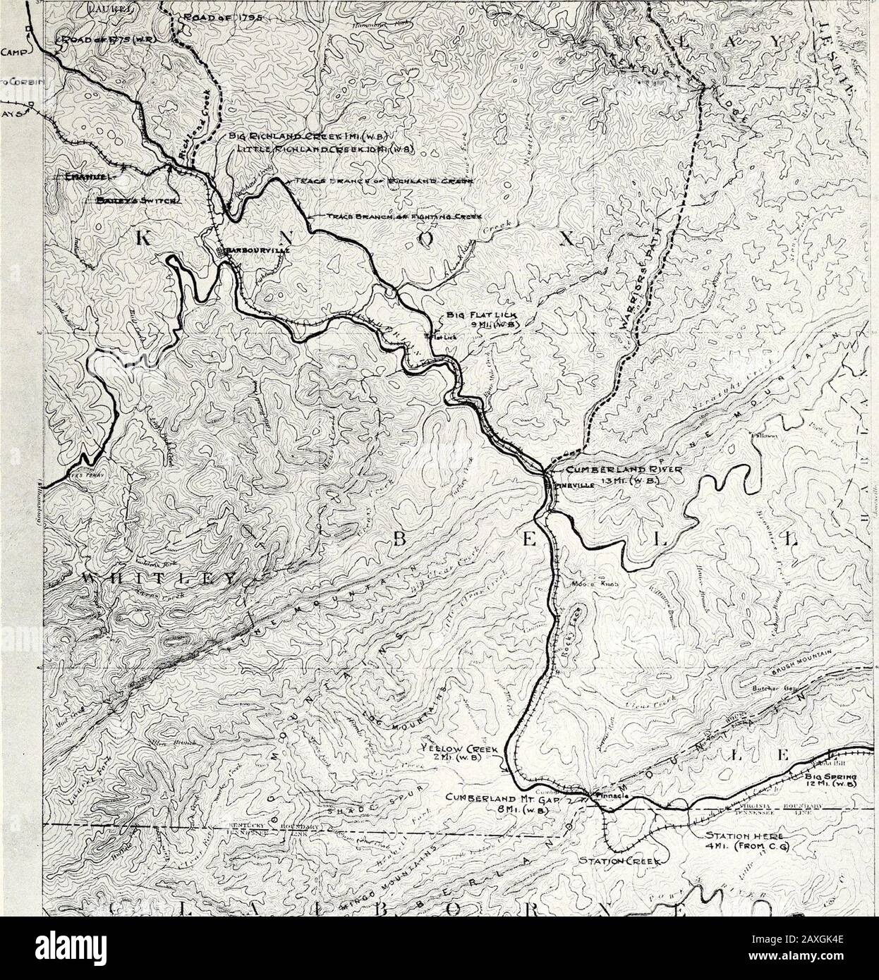 Wilderness Road Map