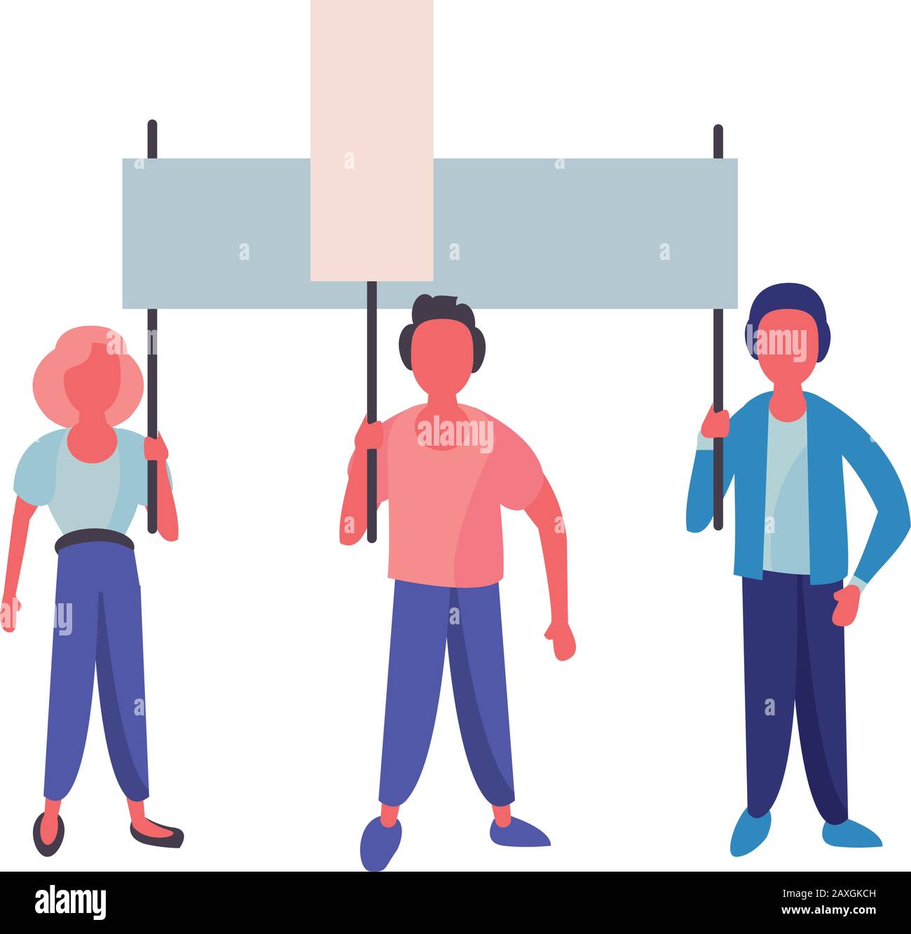 Manifestation activists people holding hi-res stock photography and ...