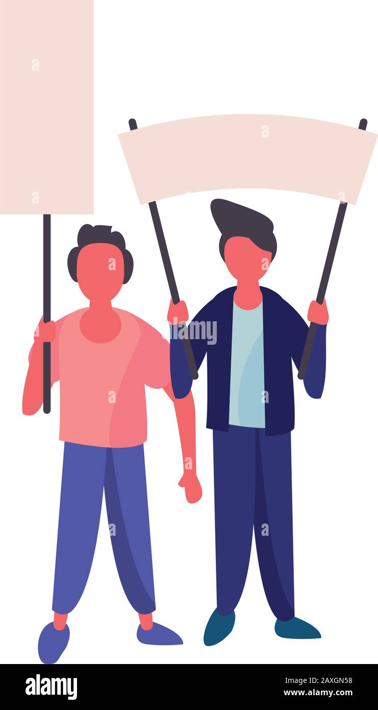 Political activists Stock Vector Images - Alamy