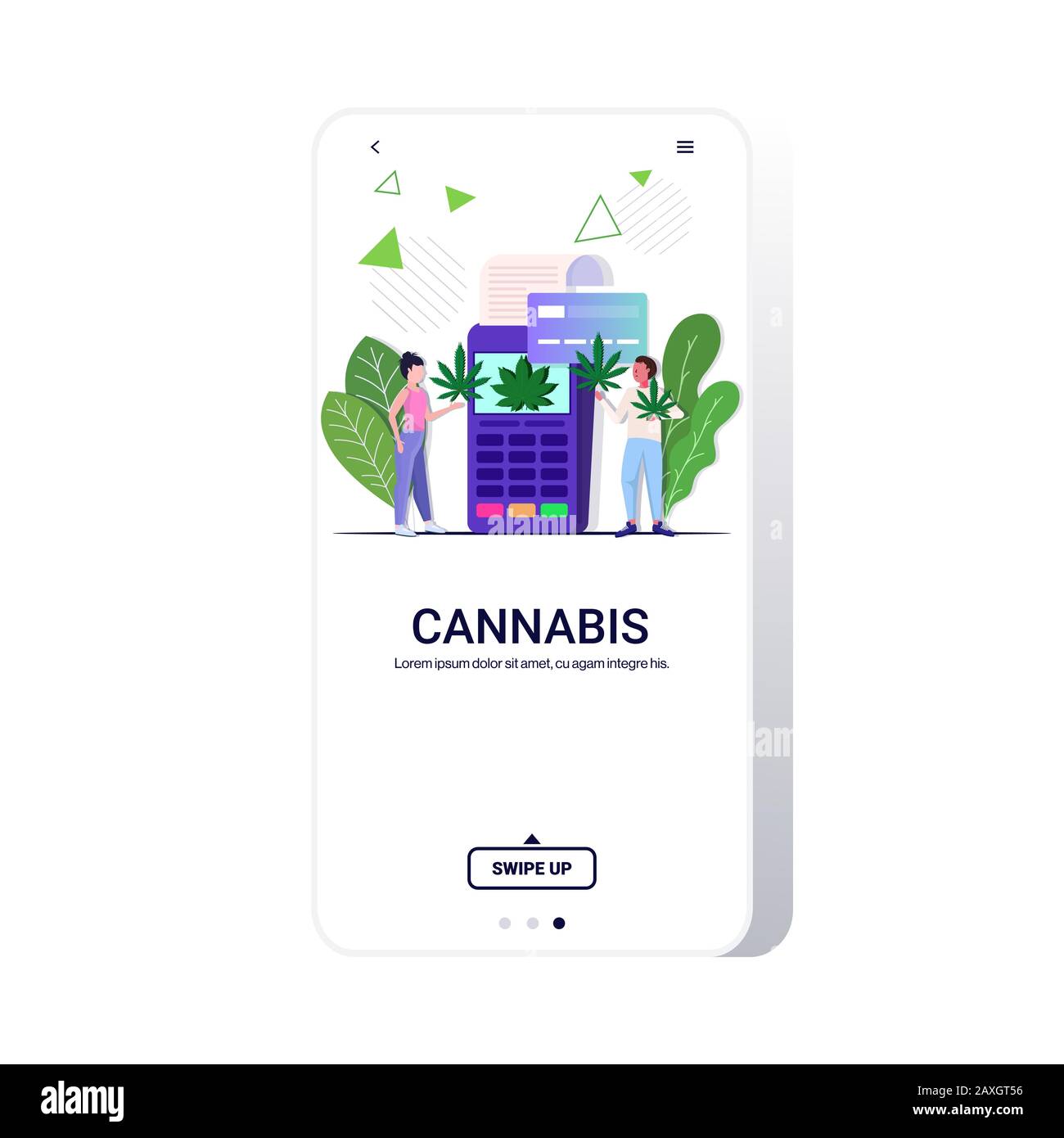 Medical marijuana card Stock Vector Images - Alamy