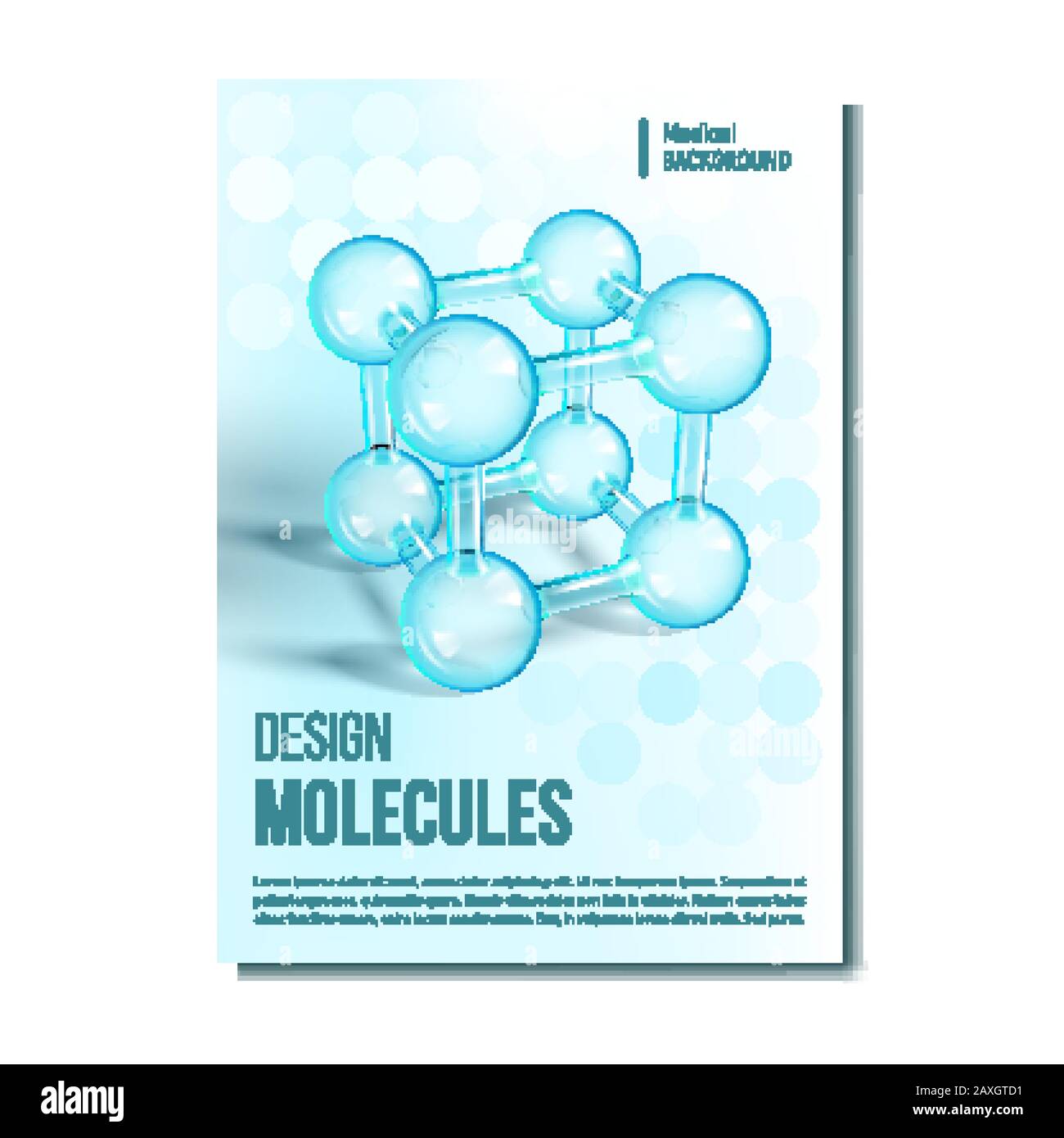 Scientific Genetic Research Cover Design Vector Stock Vector Image ...