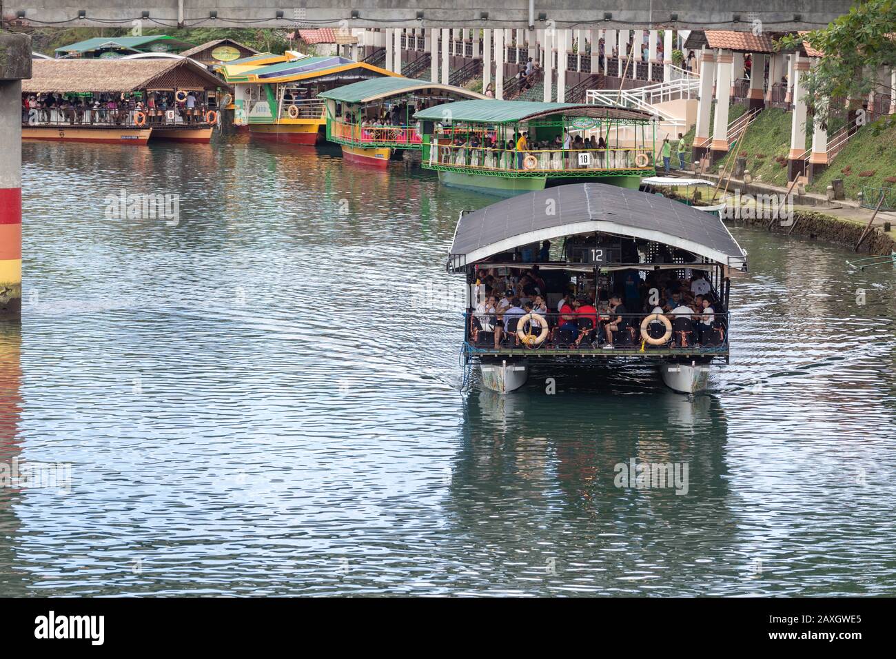 Bohol, Philippines - January, 27, 2020: Floating buffet restaurant ...