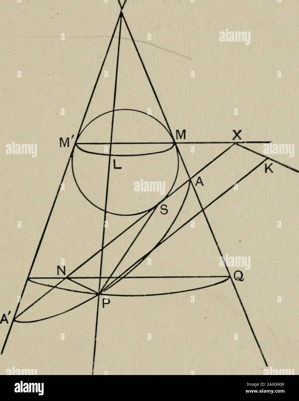 A first course in projective geometry . ^ Acad. Brussels,1822) ; and ...