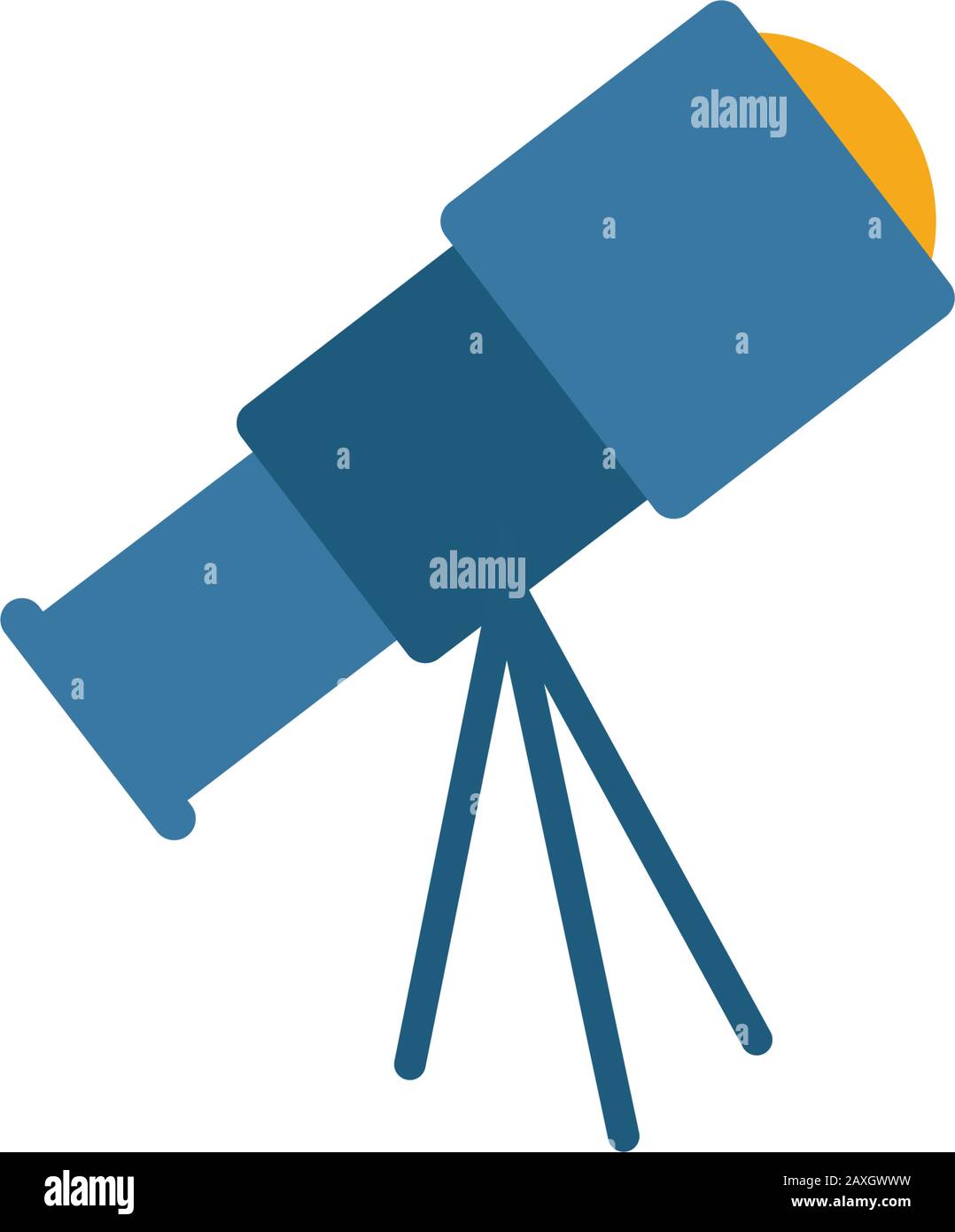 Telescope icon. Simple element from space icons collection. Creative ...