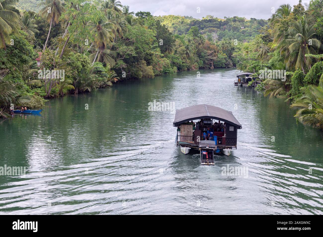 Bohol, Philippines - January, 27, 2020: Floating buffet restaurant ...