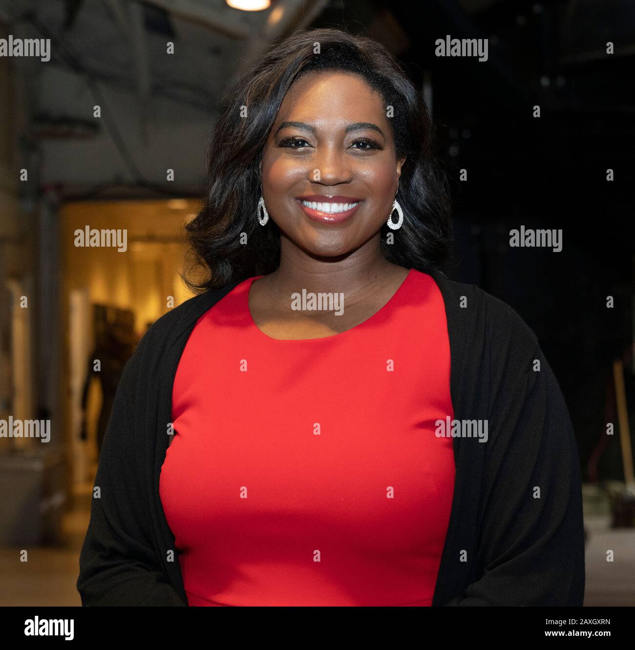 New York, NY - February 11, 2020: Metropolitan Opera singer Angel Blue ...