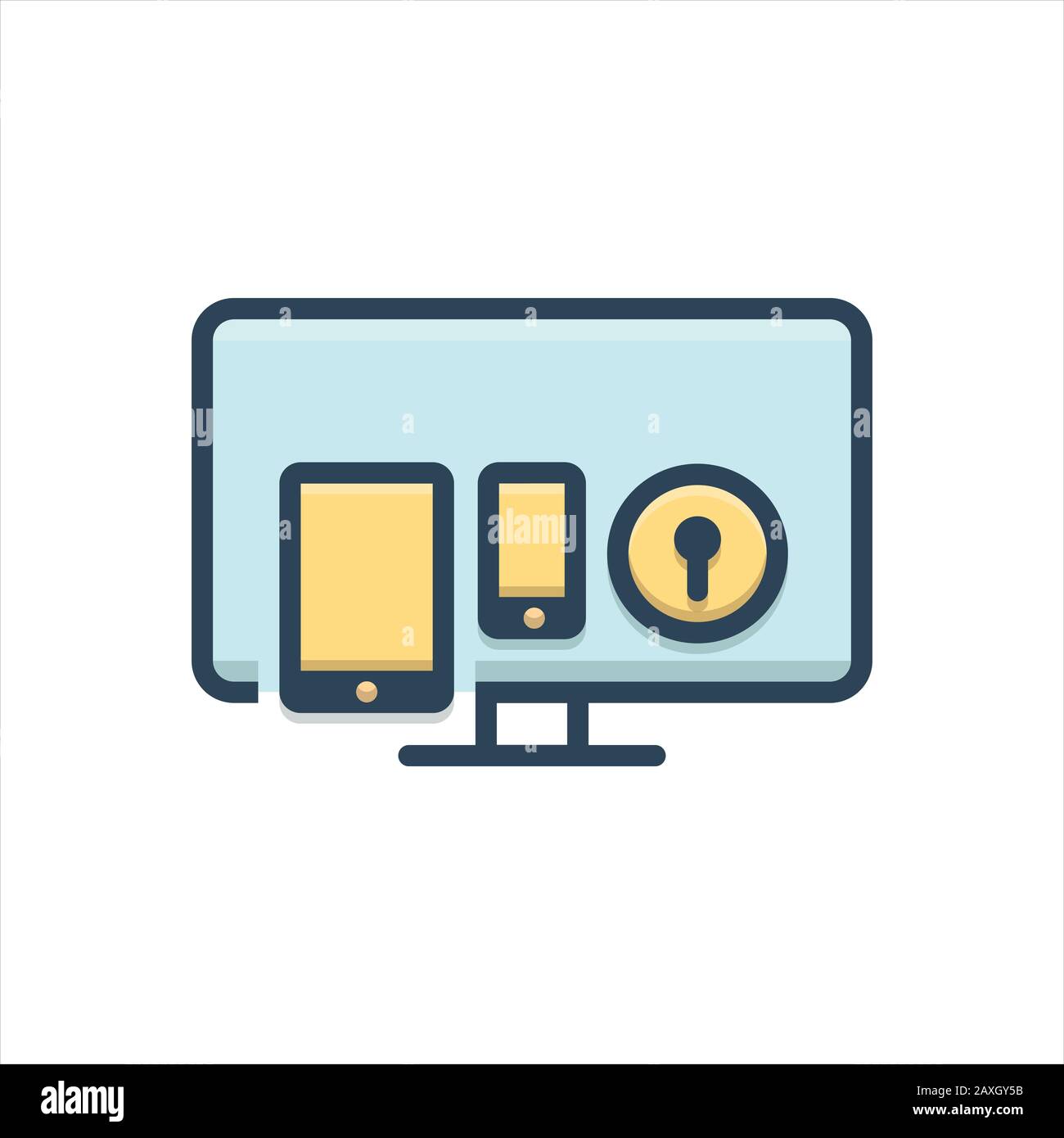 Illustration for Multi device Stock Vector Image & Art - Alamy