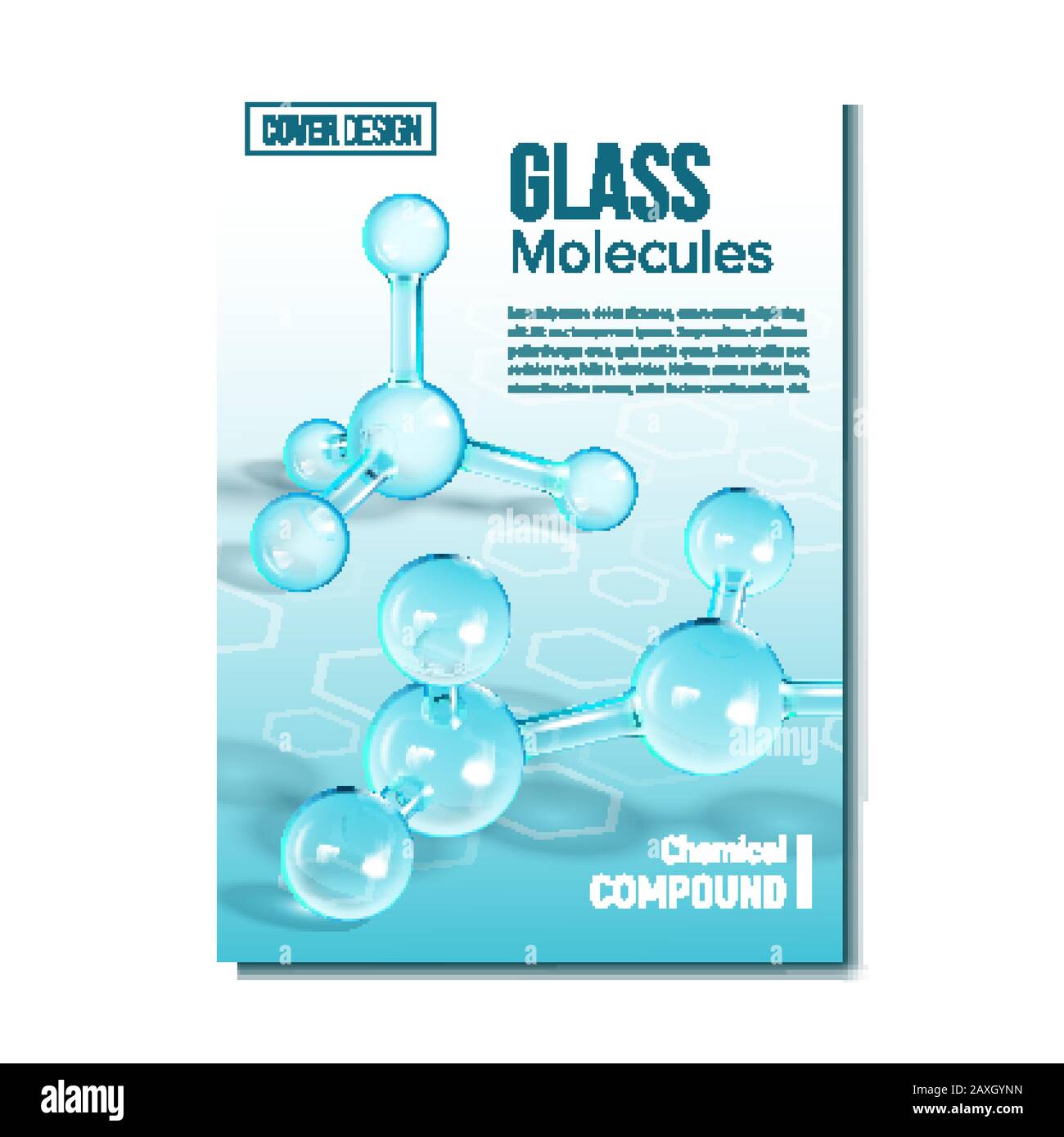 Chemical Compound Research Cover Design Vector Stock Vector Image & Art ...