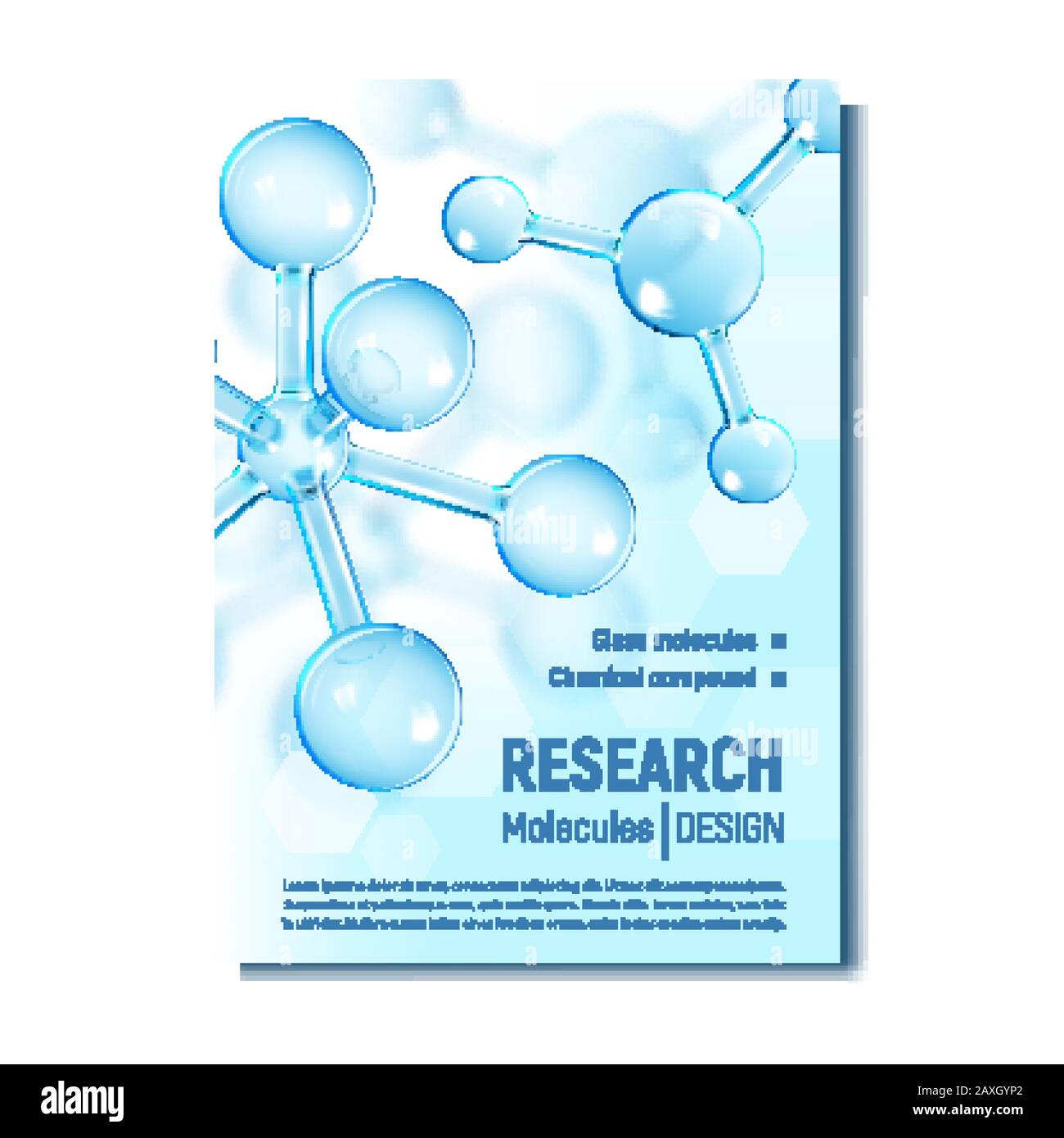 Chemical Research Report Document Cover Vector Stock Vector Image & Art ...