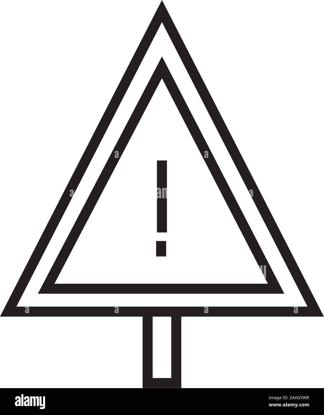 traffic signal caution isolated icon Stock Vector Image & Art - Alamy