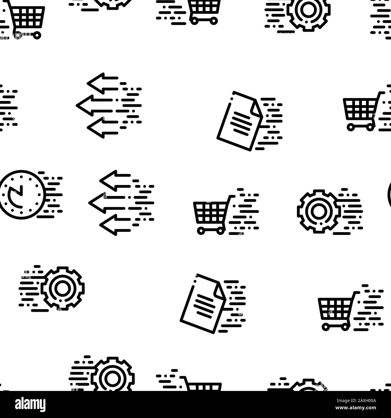 Speed Fast Motion Seamless Pattern Vector Stock Vector Image & Art - Alamy