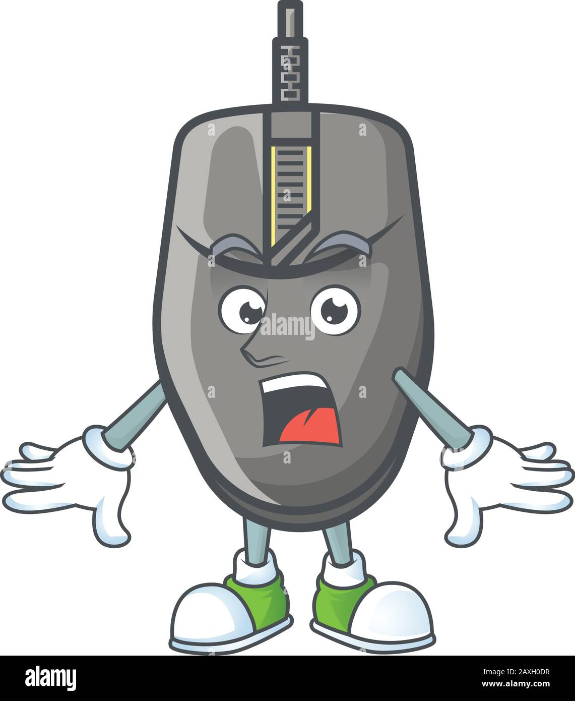 Cartoon mouse shocked shock Cut Out Stock Images & Pictures - Alamy