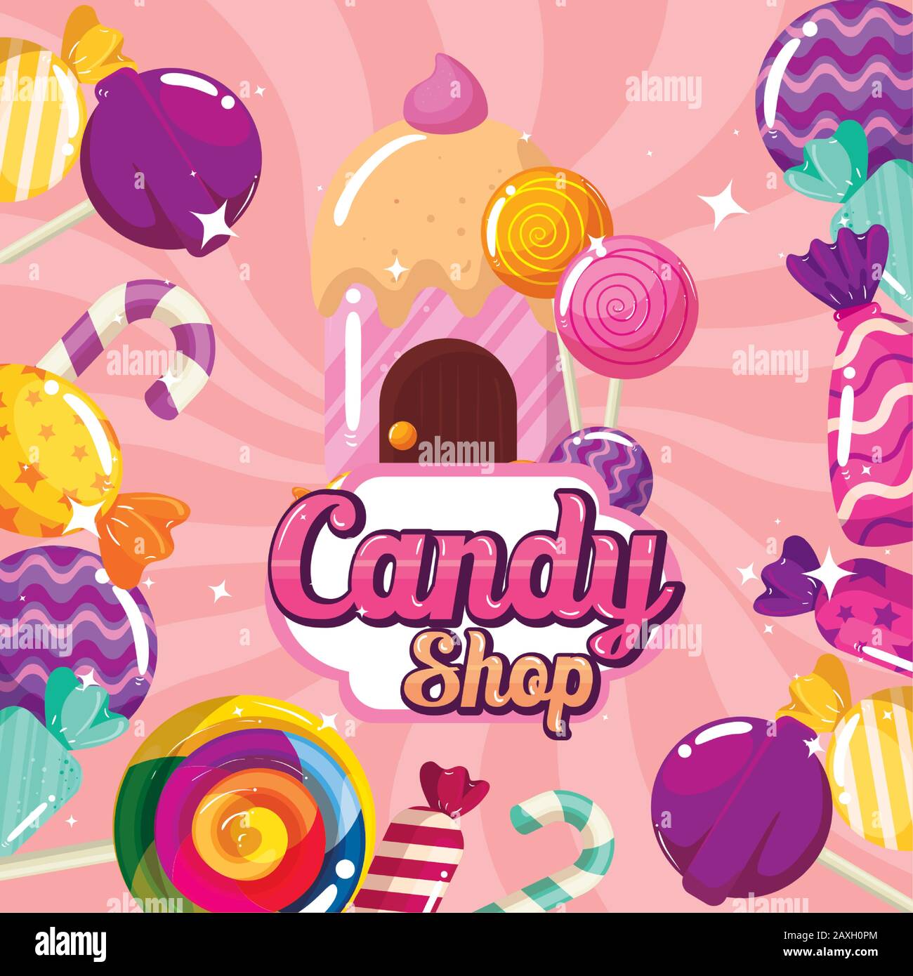 Cream caramels Stock Vector Images - Alamy