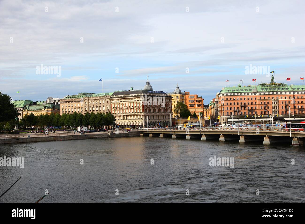 The embankment in Stockholm, Sweden Stock Photo - Alamy