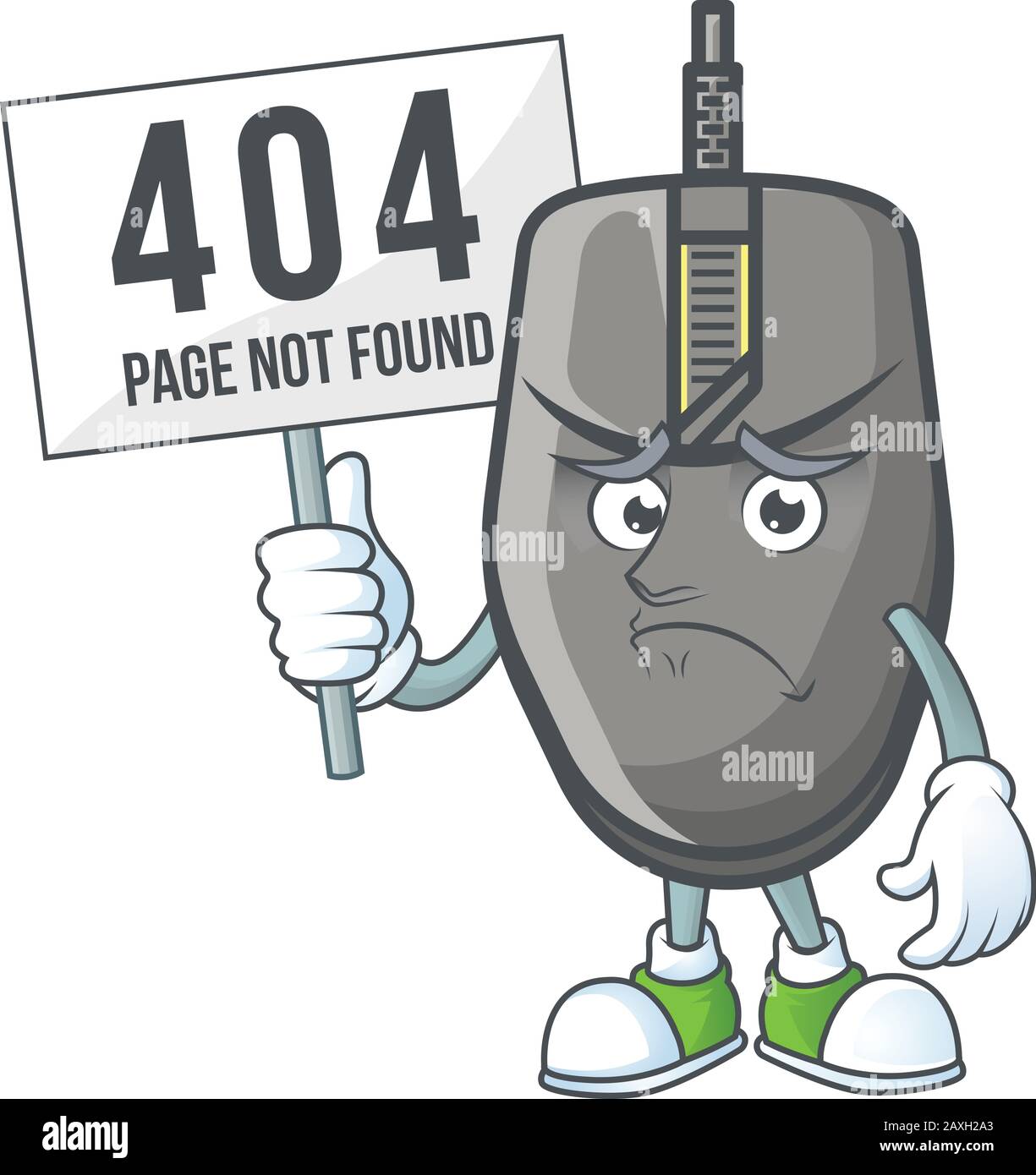 Cartoon computer mouse face Cut Out Stock Images & Pictures - Alamy