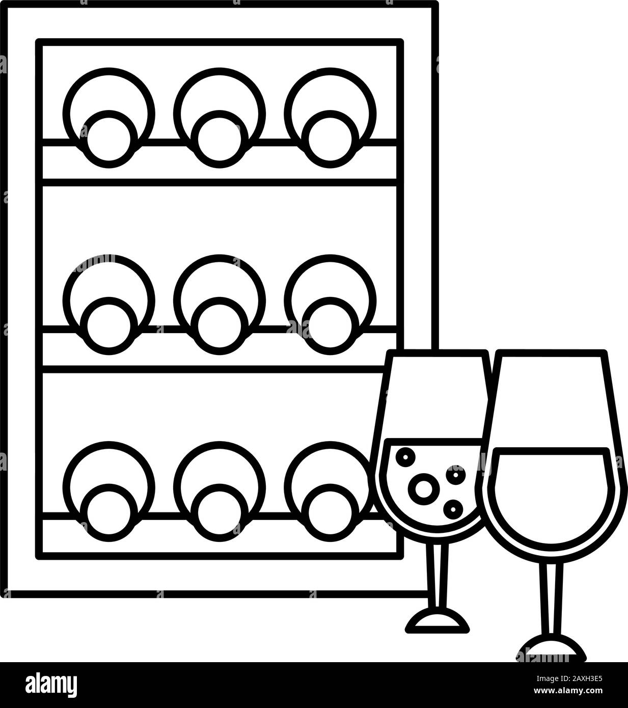 Carton box in wood Stock Vector Images - Alamy