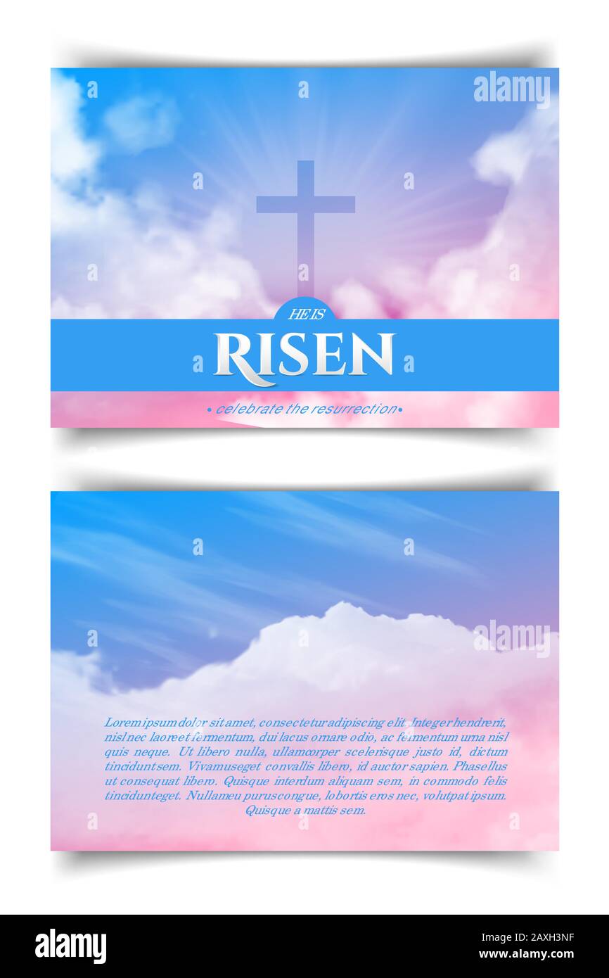 Christian religious design for Easter celebration Stock Vector Image ...