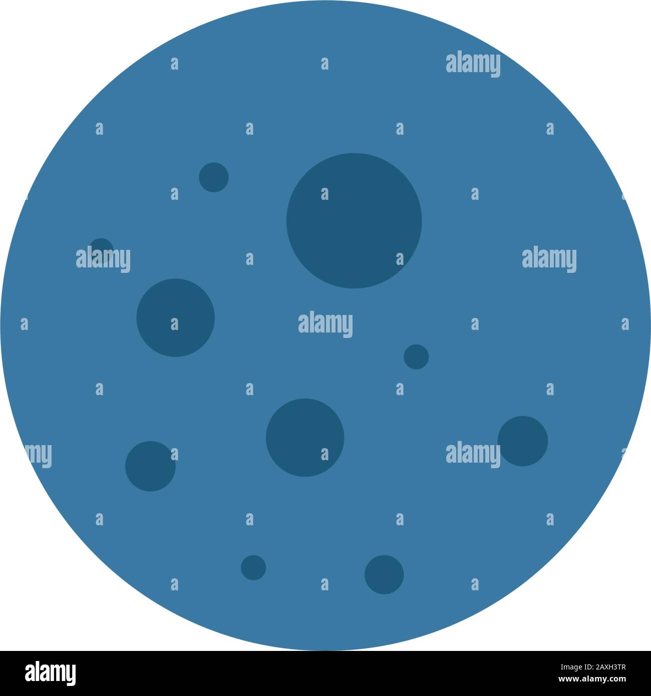 Moon icon. Simple element from space icons collection. Creative Moon ...