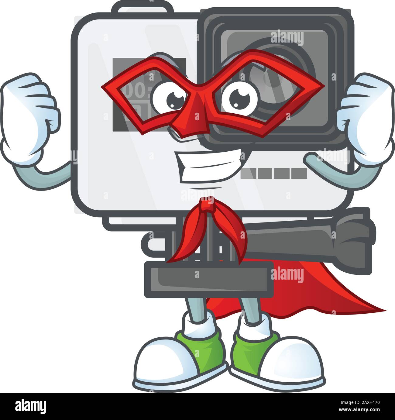 Cartoon illustration super hero camera hi-res stock photography and ...
