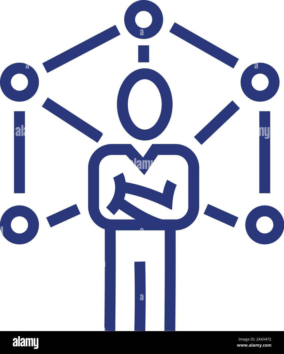 avatar business person wint infographic icon Stock Vector Image & Art ...